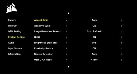 What do the settings on my monitor mean? | CORSAIR:EXPLORER