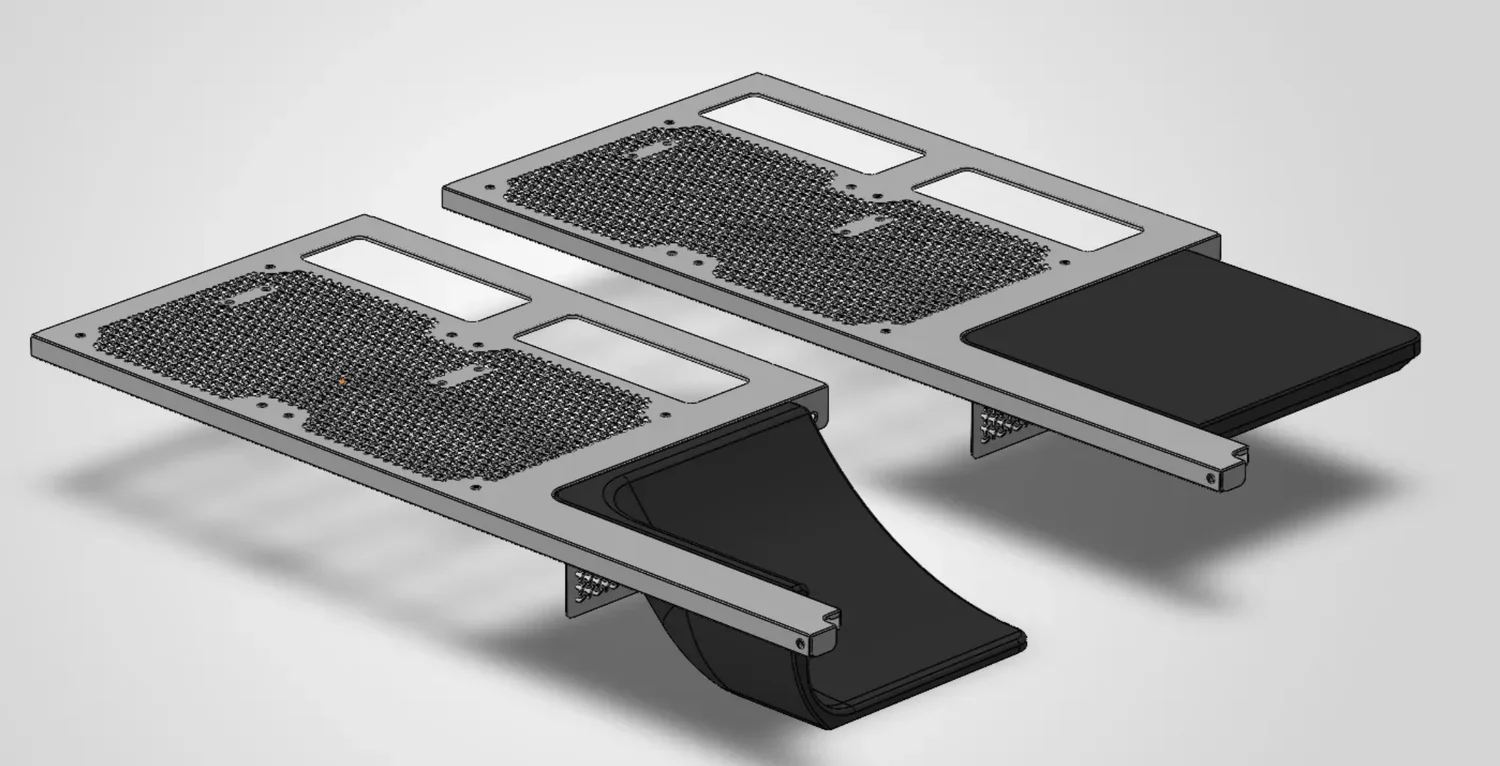 3D Printed FRAME 4000D PSU Shroud Cover and Fan Scoop | CORSAIR