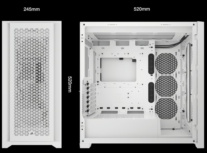 5000D RGB CORE AIRFLOW Mid-Tower PC Case | CORSAIR | CORSAIR