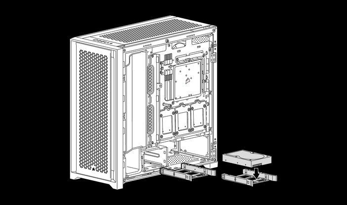 5000D RGB CORE AIRFLOW Mid-Tower PC Case | CORSAIR | CORSAIR