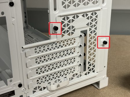 Installing the vertical mounting kit for the 2500 series case | CORSAIR ...