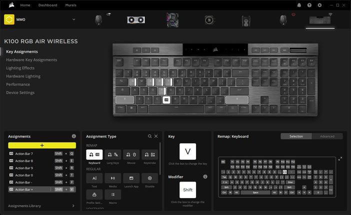 MMOゲーム用にキーボードをリマップする方法 | CORSAIR