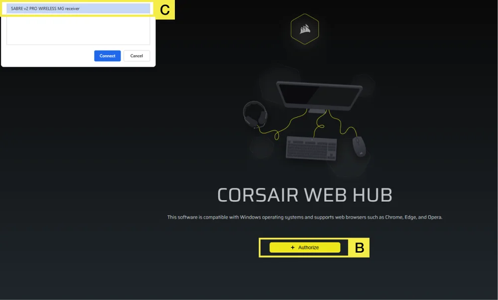 SABRE v2 PRO WIRELESS MG Manual | Quick Start Guide | CORSAIR