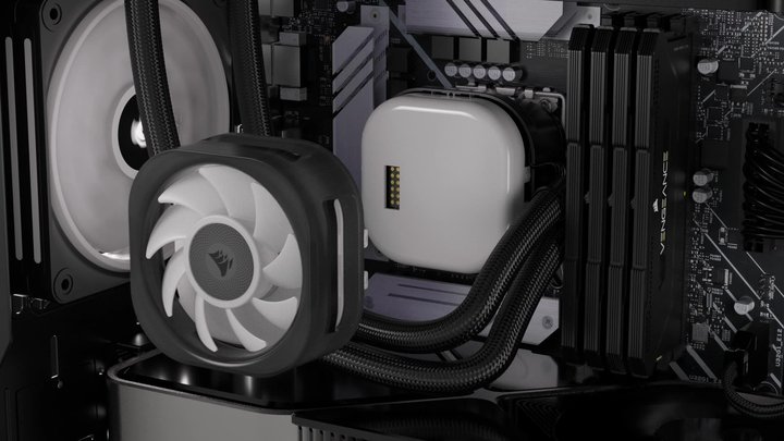 How to Install the iCUE LINK RGB AIO VRM Fan Module for CORSAIR iCUE ...