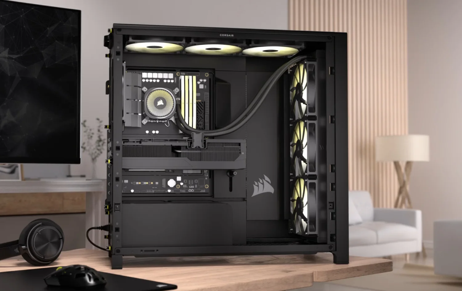 How to Front Mount a 420mm AIO in the FRAME 5000D | CORSAIR