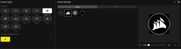 iCUE Link AIO LCD - What can i use the screen for? | CORSAIR