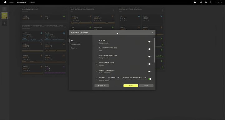 The complete guide to monitor CPU and system temperatures in iCUE ...