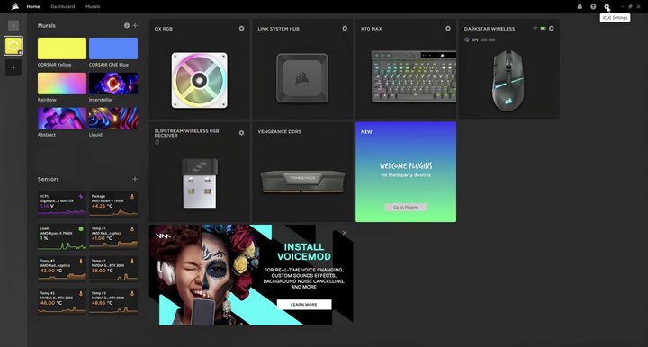 The complete guide to monitor CPU and system temperatures in iCUE ...