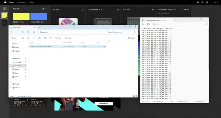The complete guide to monitor CPU and system temperatures in iCUE ...
