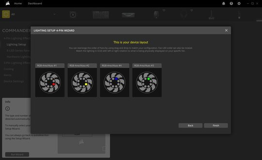 H150 RGB / H100 / H55 RGB - How to enable lighting control in iCUE ...